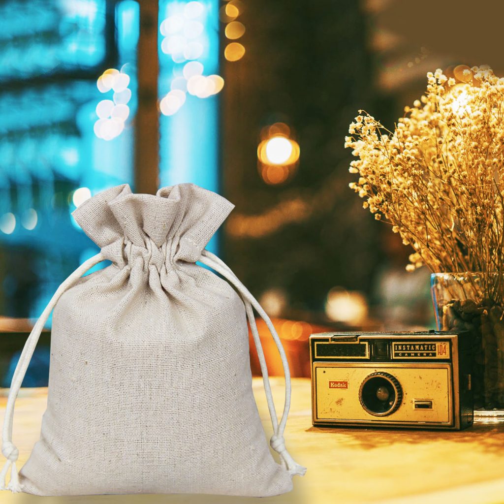 Custom Hemp Drawstring Bags