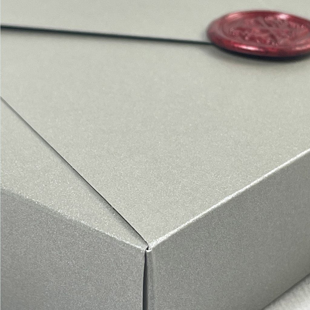 Silver Wax Sealed Envelope Mailing Box