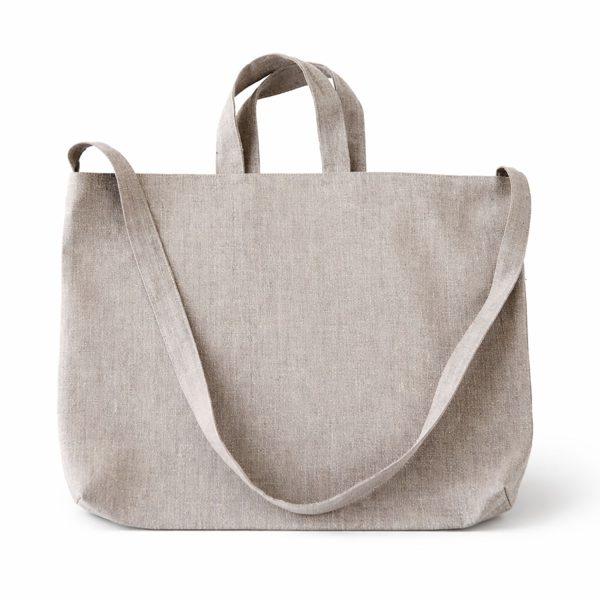 Medium Size Linen Tote Bag – Custom Logo, Thai Wholealer