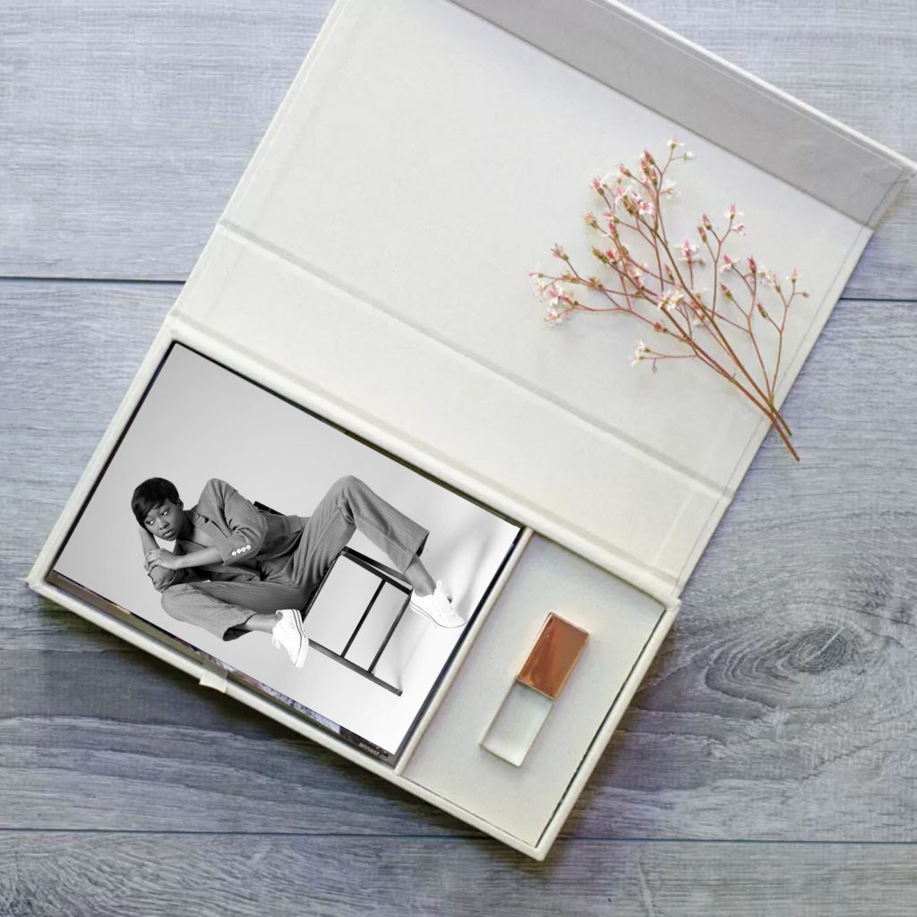 Custom Linen USB Box Wholesale